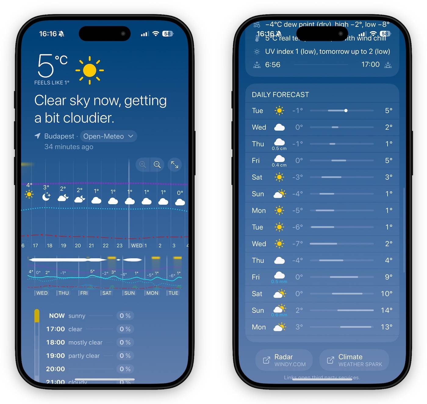 A 8 legtutibb időjárás app: pontos előrejelzés, hasznos funkciók - Techwok